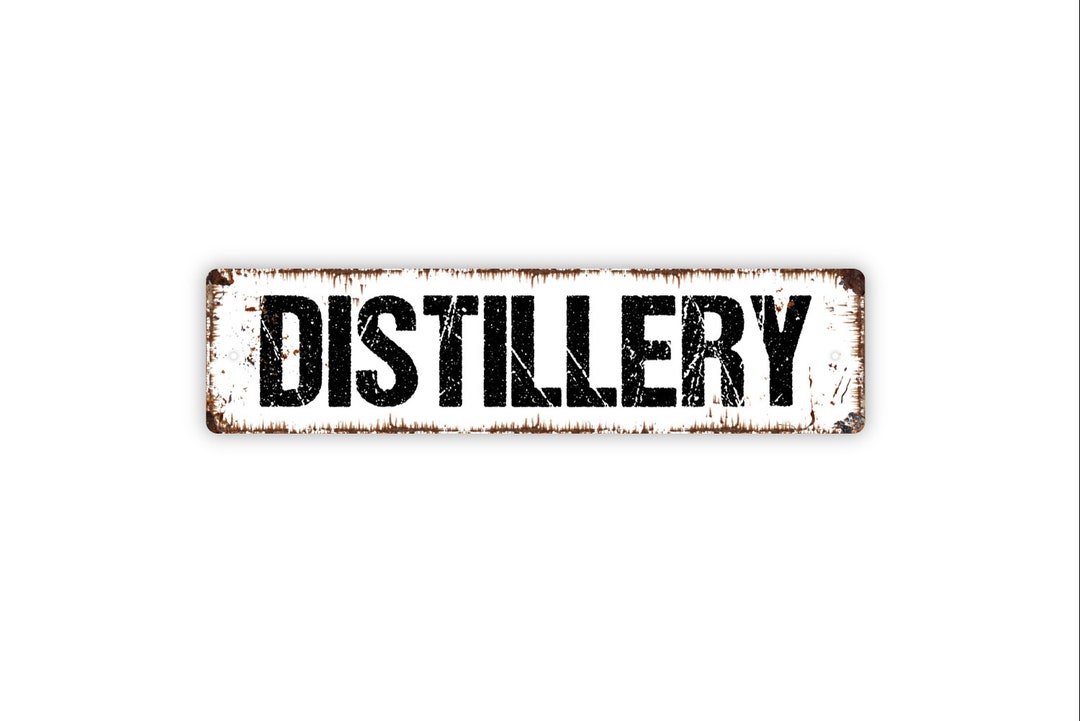 Distillery Sign - Kitchen Bar Custom Rustic Street Sign or Door Name ...
