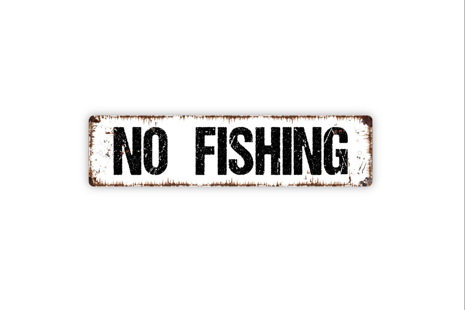 No Fishing Signs