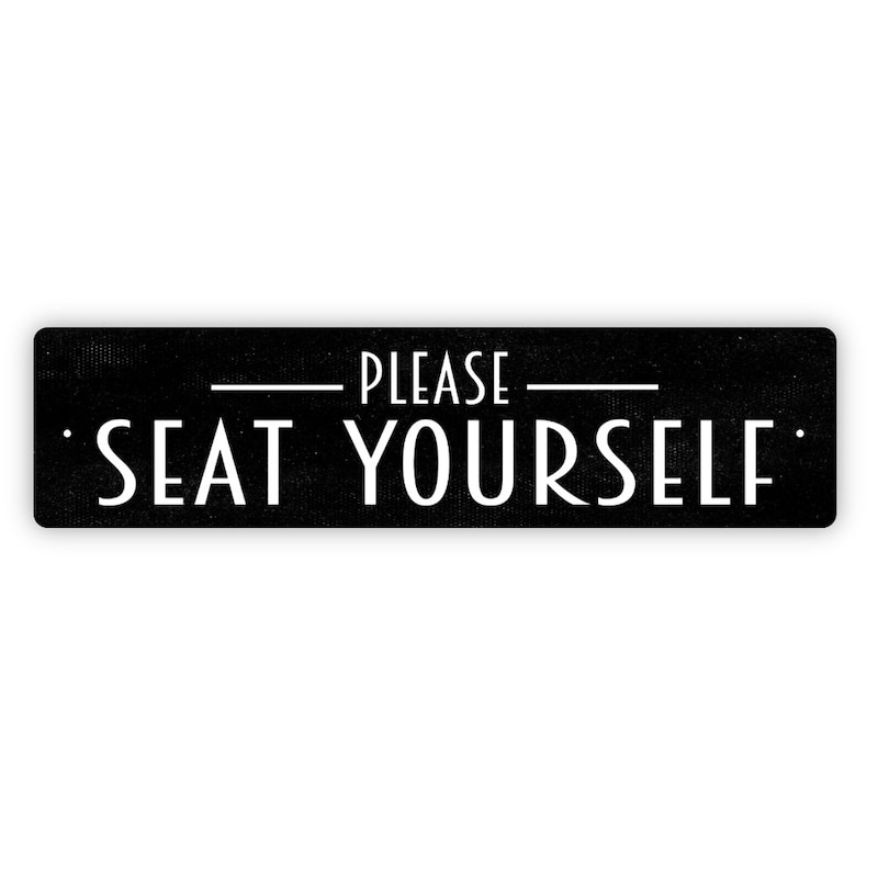 Please Seat Yourself - Etsy