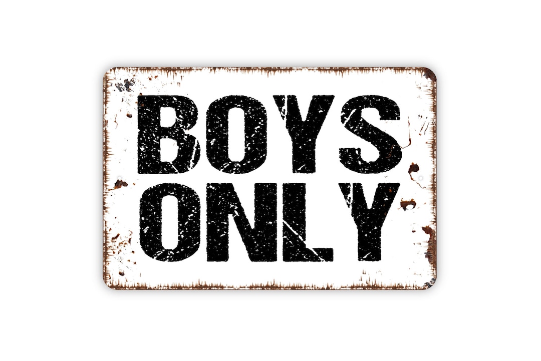 Boys Only Sign Metal Sign Man Cave Fitness Gym Farmhouse - Etsy