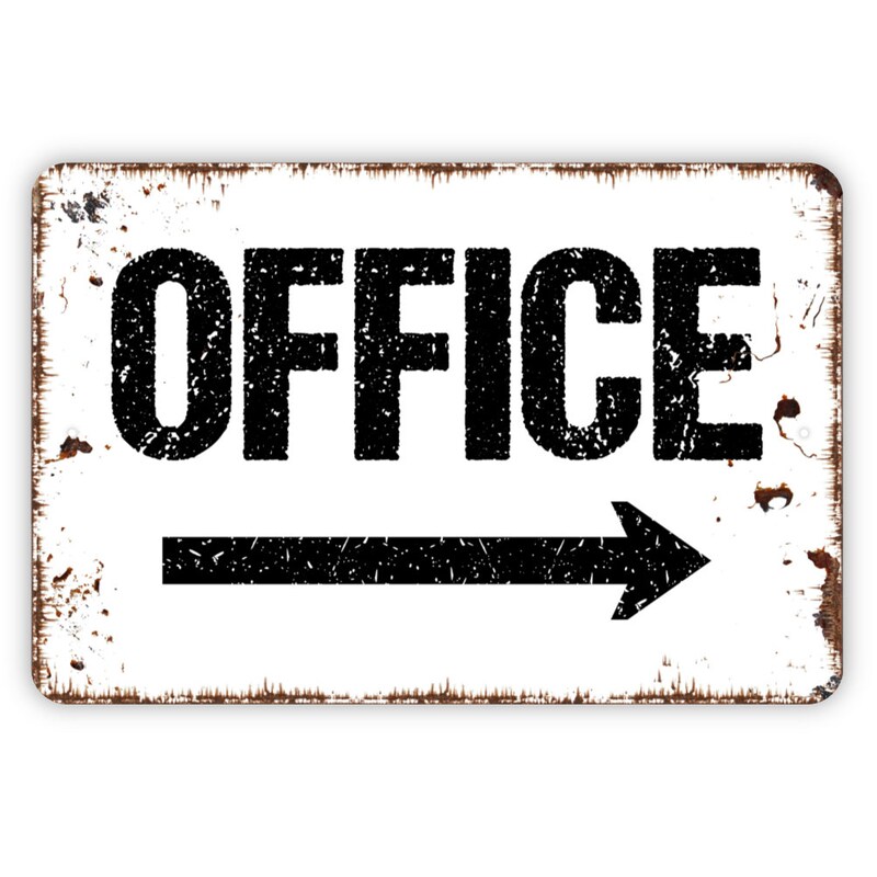 Metal Arrow Sign - Etsy