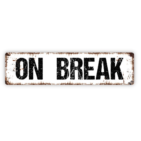 Lunch Break Sign - Etsy