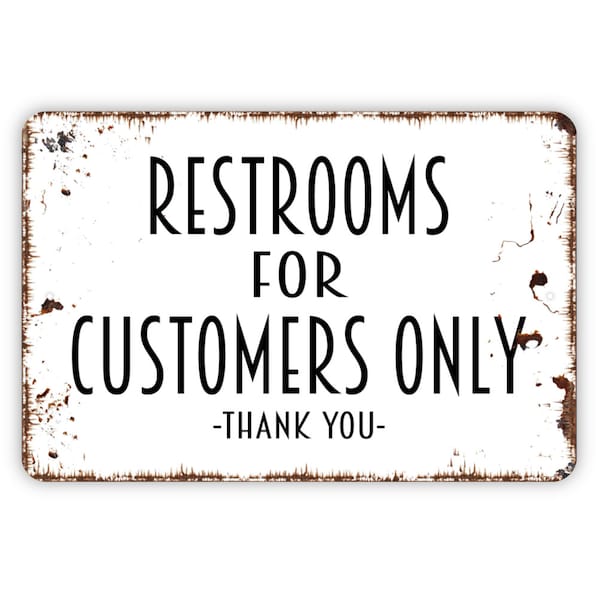 Customers Only Sign - Etsy