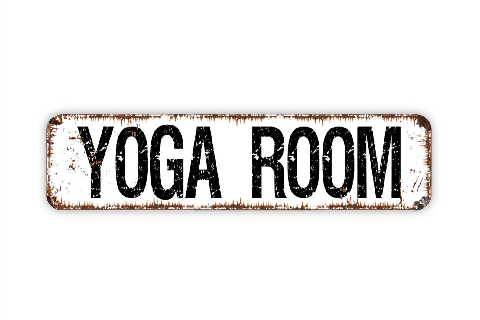 Yoga Room Sign Home Gym Sign Fitness Center Rustic Custom | Etsy