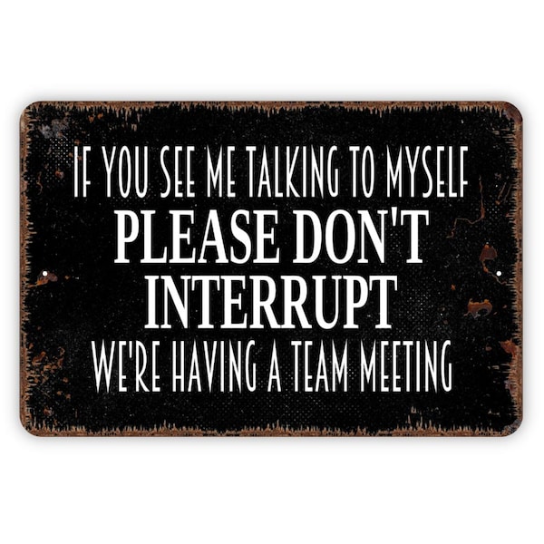 Please Dont Talk to Me Sign - Etsy