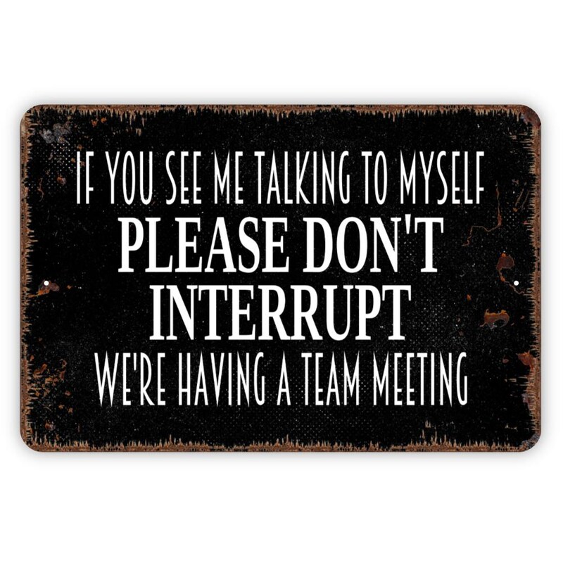 Dont Talk to Me Office Sign - Etsy