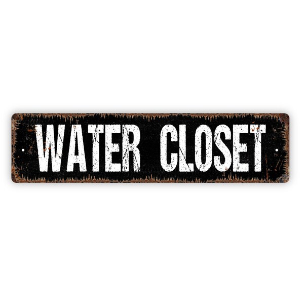 Water Closet Sign - Etsy