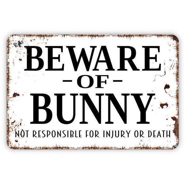 Bunny Sign - Etsy