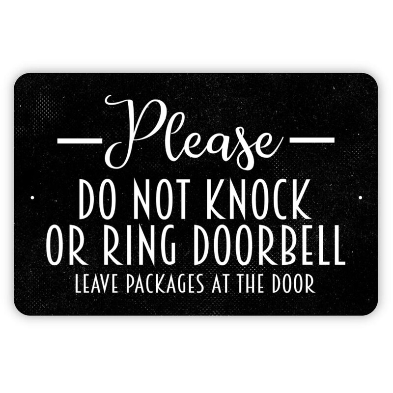 Do Not Ring Doorbell - Etsy