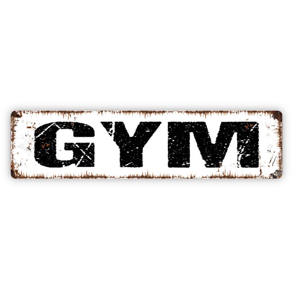 Exercise Room Sign - Etsy