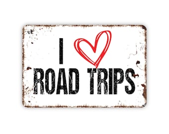 I Love Road Trips Sign - Etsy