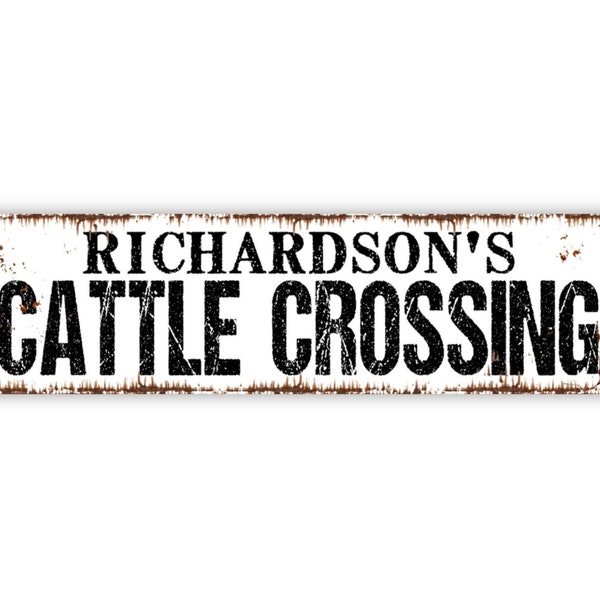 Cattle Crossing Signs - Etsy