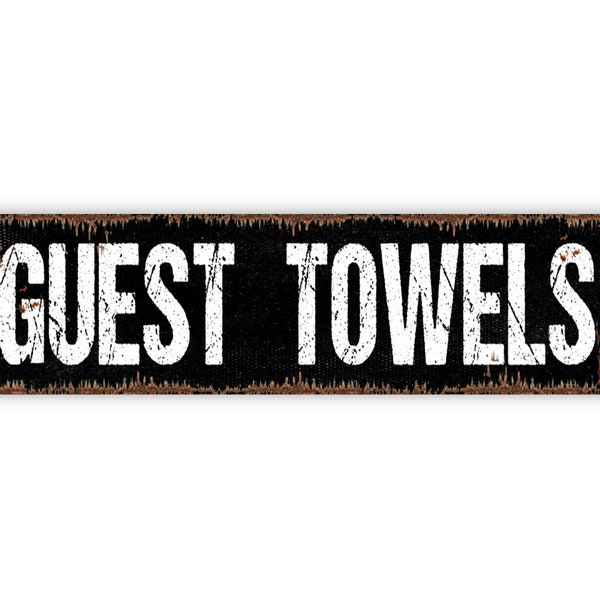 Guest Restroom Sign - Etsy