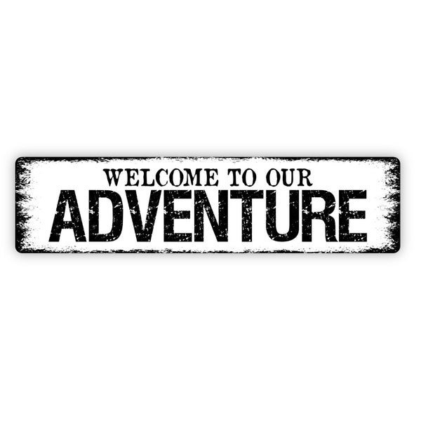 Adventure Metal Sign - Etsy