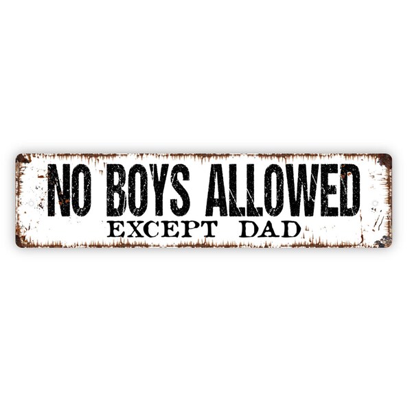 No Boys Allowed - Etsy