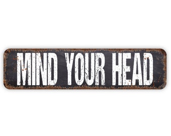 Mind Your Head Sign | Etsy
