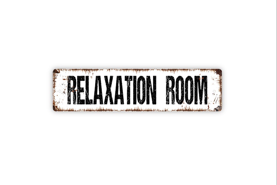 Relaxation Room Sign - Zen Relax Read Quiet Zone Meditate Therapy ...