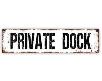 Dock Sign - Etsy