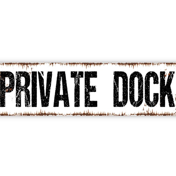 Dock Sign - Etsy