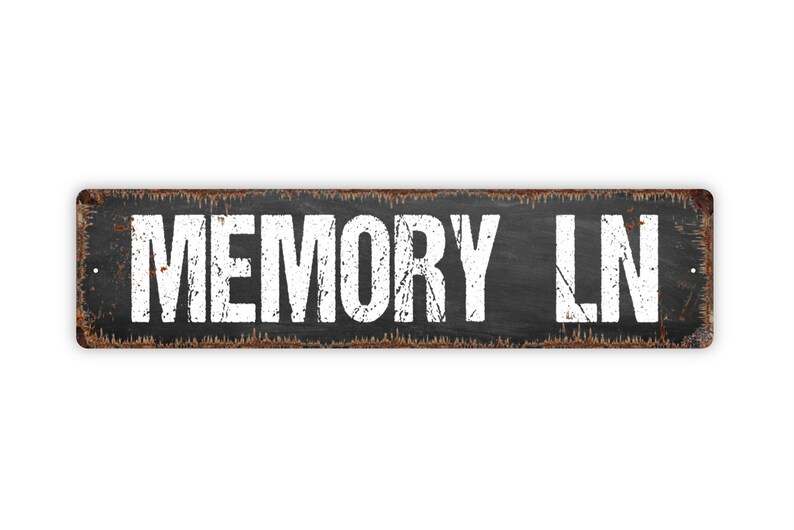 Memory Lane Sign Family Picture Wall Custom Metal Sign - Etsy