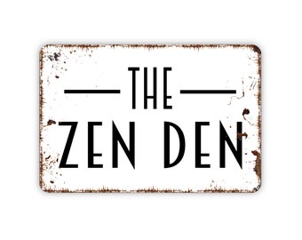 Metal Zen Sign - Etsy