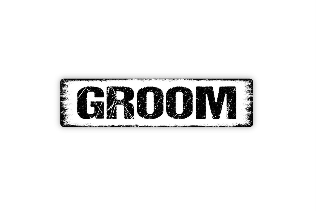 Groom Sign - Wedding Just Married Groom Best Man Room Congratulations ...