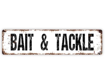 Bait Tackle Sign - Etsy