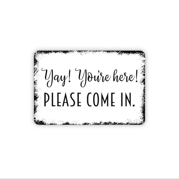 Please Come in Sign - Etsy