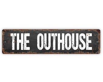 Outhouse Funny Sign - Etsy
