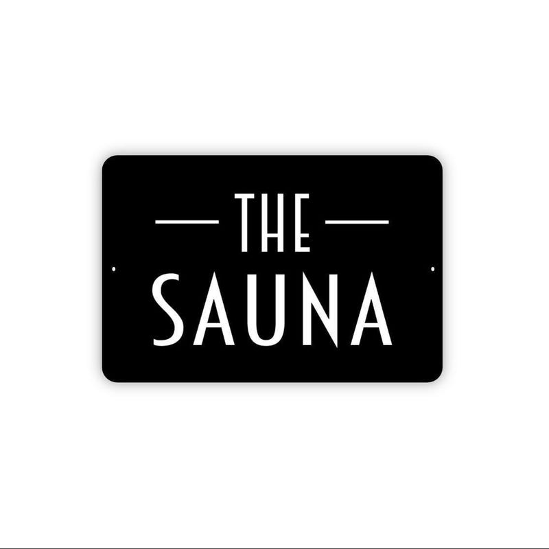 Sauna Sign - Etsy