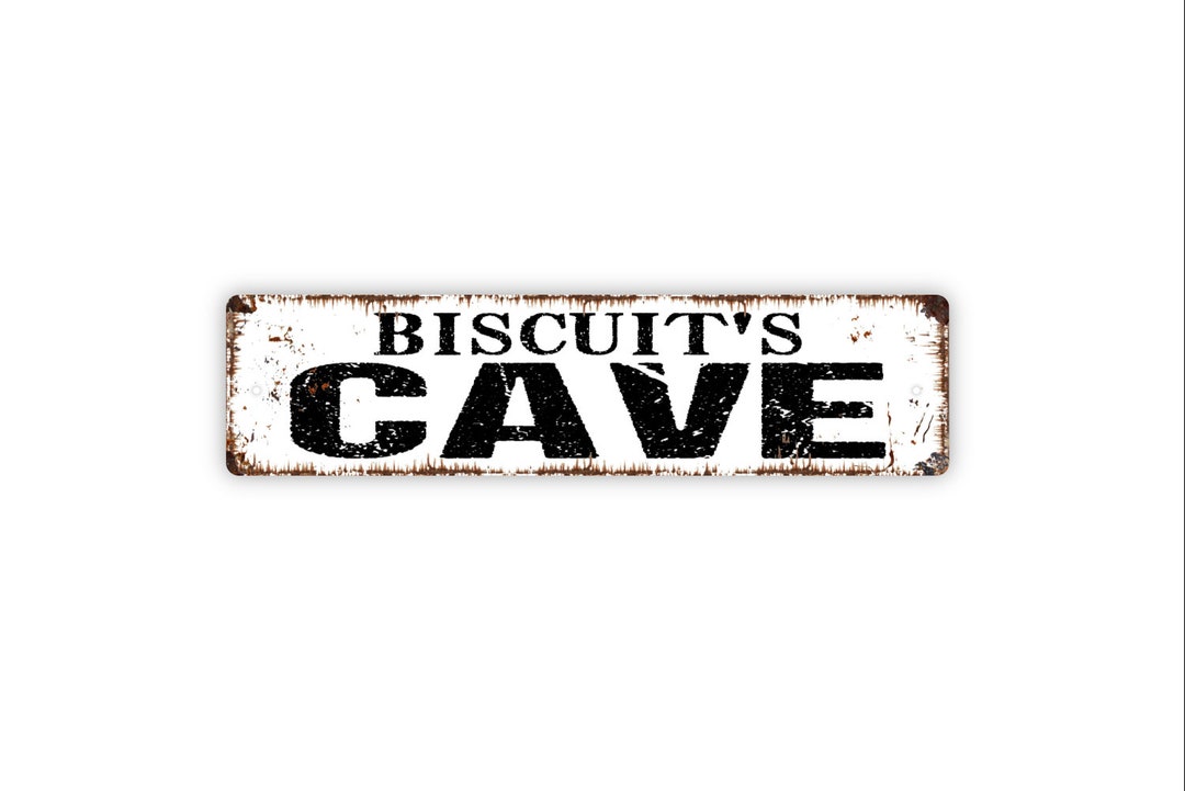 Personalized Cave Sign, Custom Metal Sign, Rustic Street Sign or Door ...