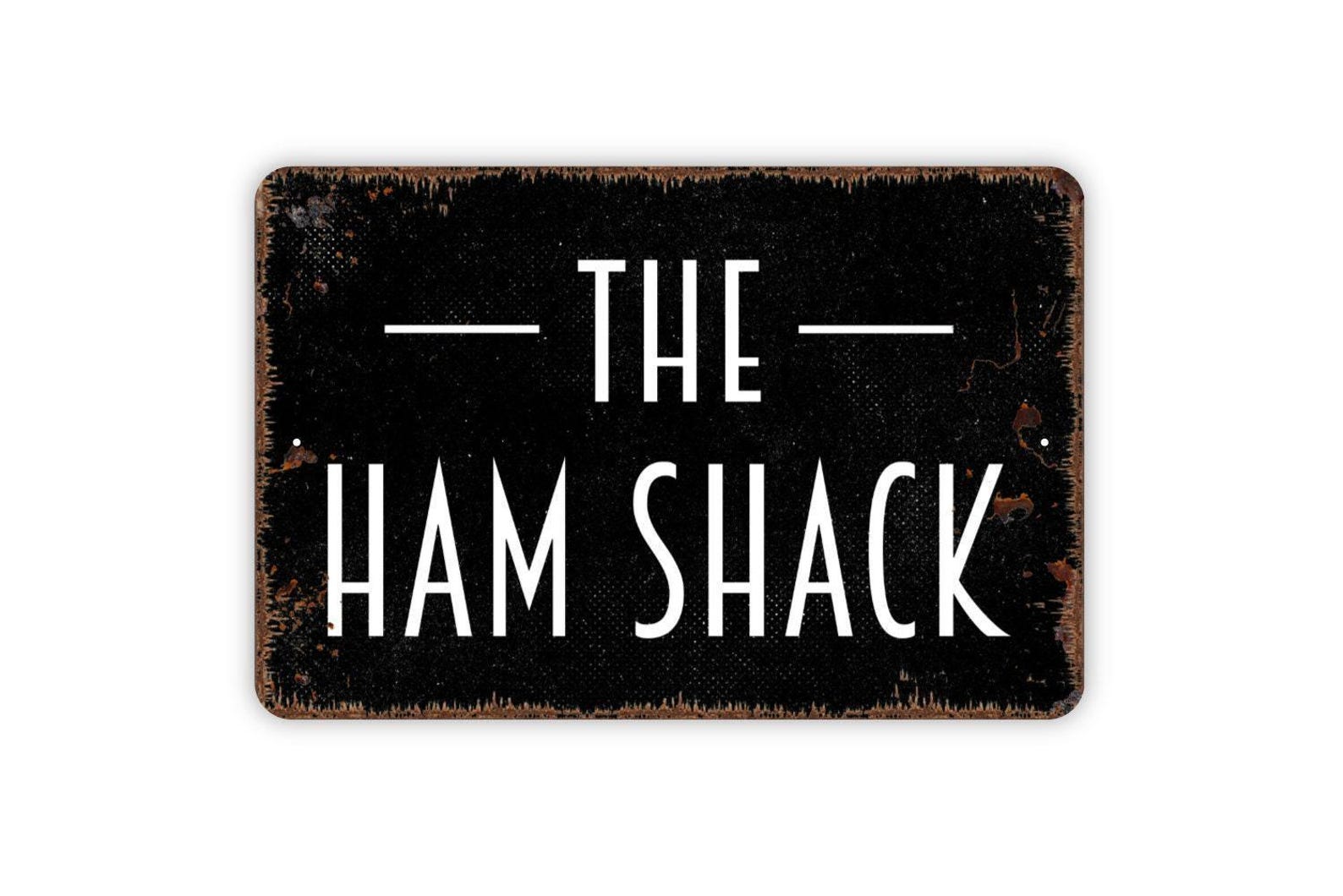 The Ham Shack Sign - Amateur Radio Operator Metal Indoor or Outdoor ...