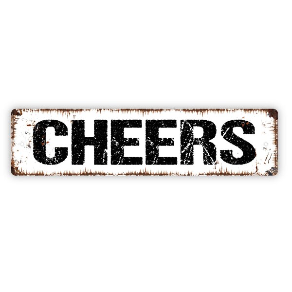 Cheers Sign - Etsy