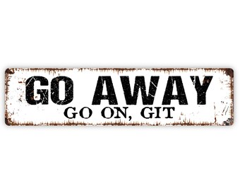 Gone on Git Sign - Etsy