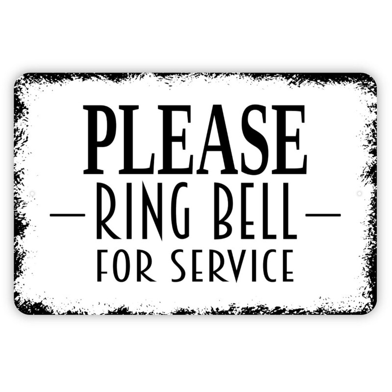 Please Ring Bell Sign - Etsy