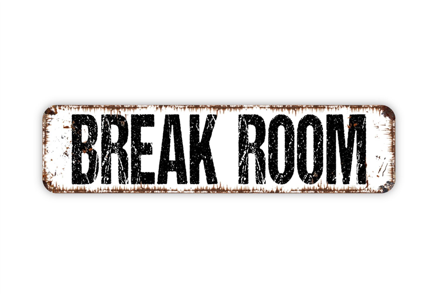 Break Room Sign Small Business Personalized Rustic Custom | Etsy