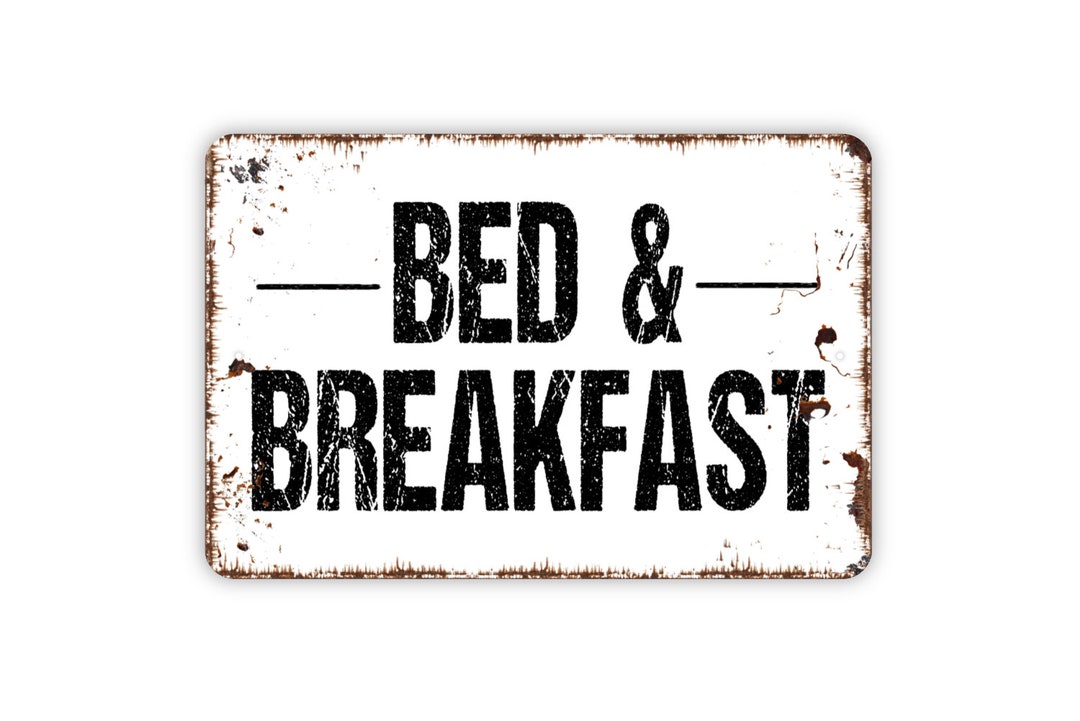 Bed and Breakfast Sign - Metal Wall Art - Indoor or Outdoor - Etsy