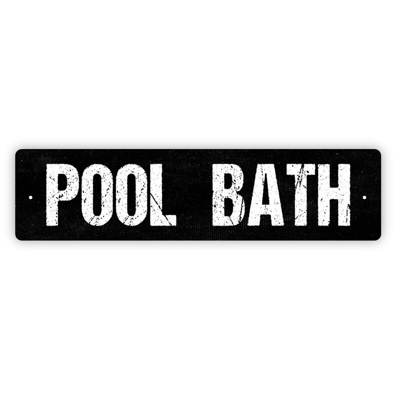 Funny Pool Signs - Etsy