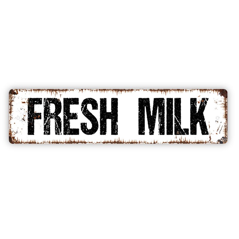 Vintage Dairy Sign - Etsy