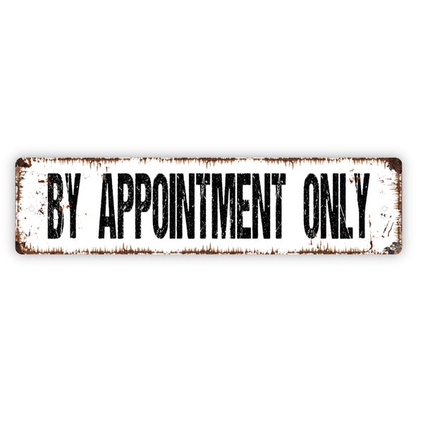 By Appointment Only Door Sign - Etsy