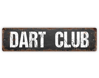 Dart Club Sign - Etsy