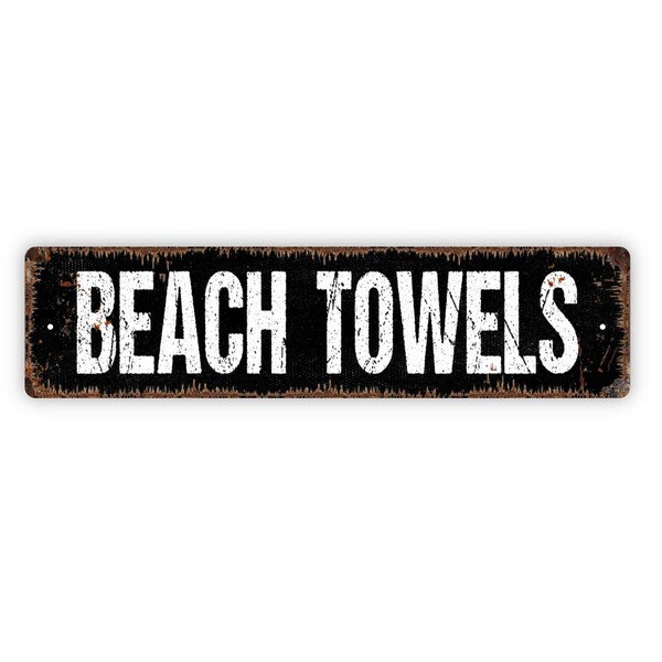 Weathered Beach Sign - Etsy