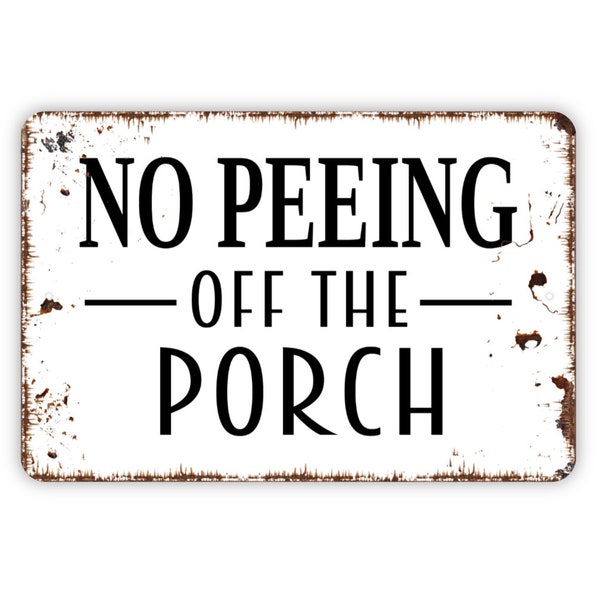 Peeing off Deck - Etsy