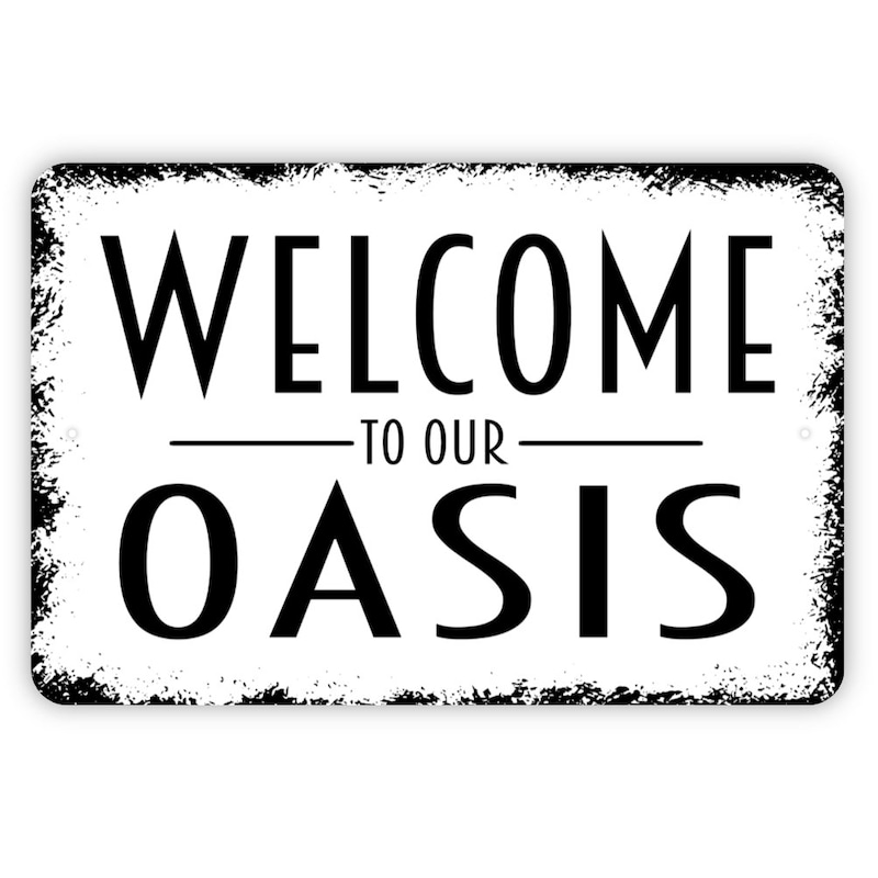 Oasis Sign - Etsy