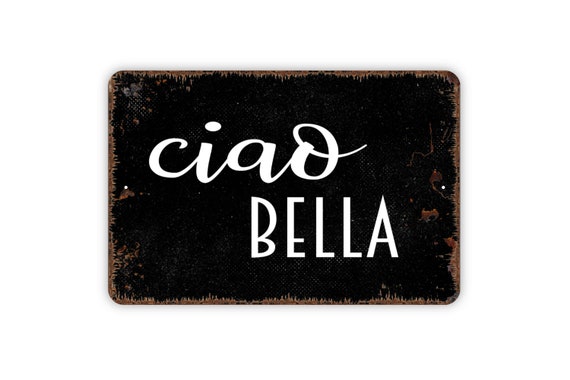 Italian For Hello Beautiful