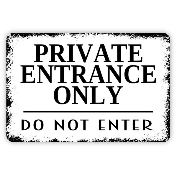 Do Not Enter Sign - Etsy