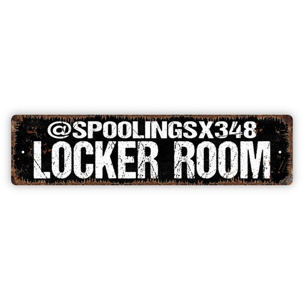 Locker Room Sign - Etsy