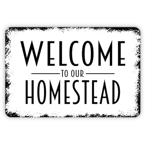 Metal Homestead Signs - Etsy