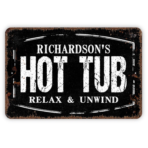Hot Tub Signs - Etsy