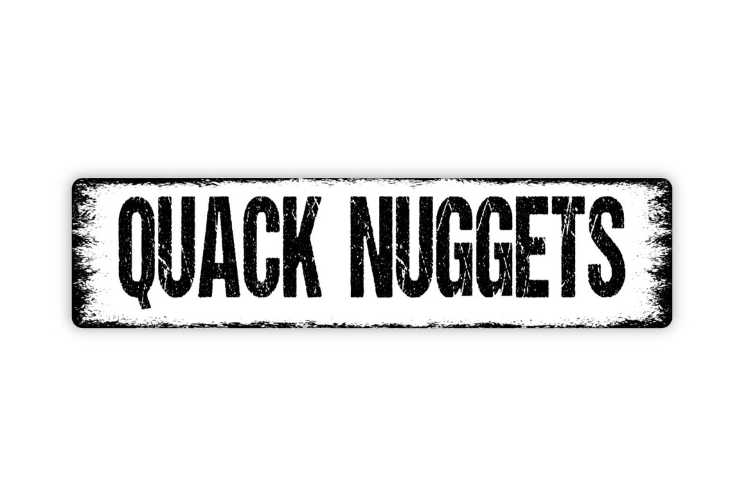 Quack Nuggets Sign Coop Duck Waterfowl Hen House Fresh Eggs - Etsy